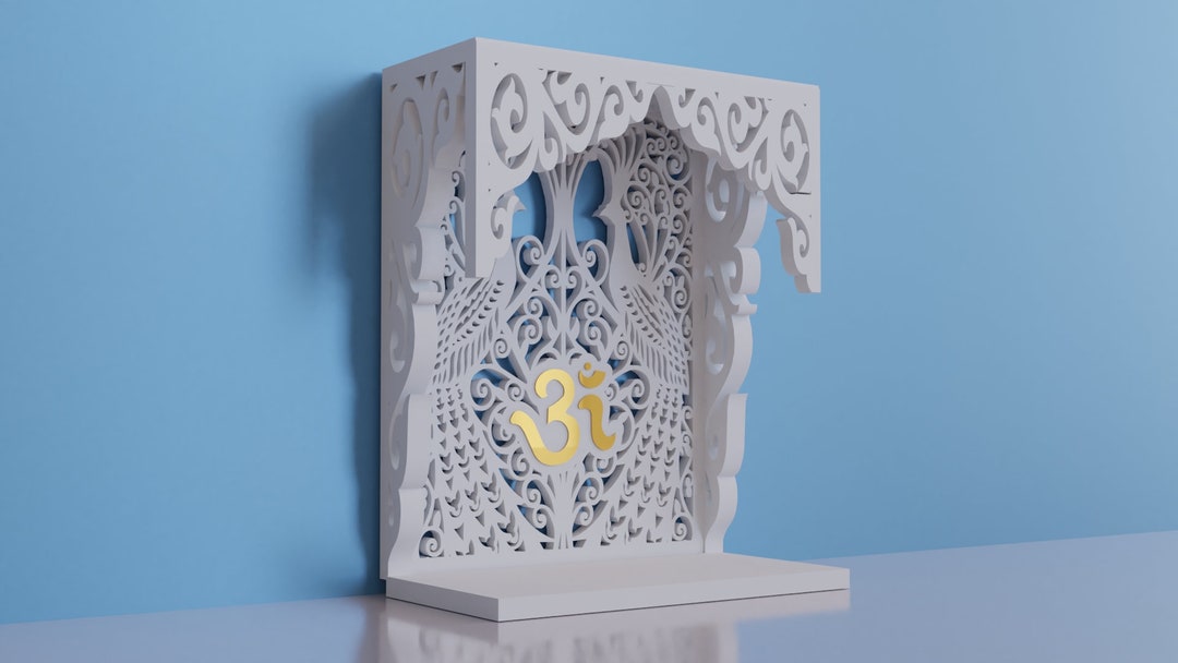 Peacock Mandir Design: CNC Laser Cut File (digital Download) - Etsy