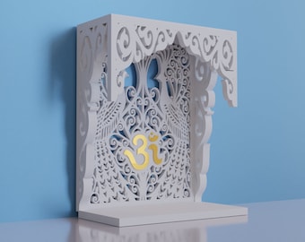 Buy CNC Laser Cut Mandir Design: Prayer Room Temple DXF File (digital ...