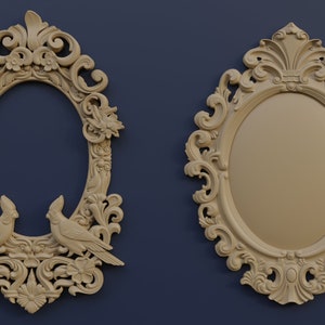 15 STL Frames File Collection for CNC Machine | Blender 3dsmax 3D ...