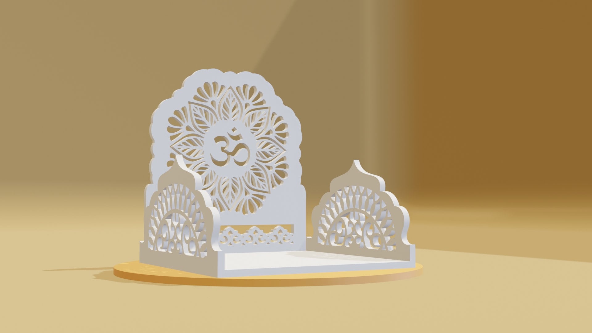 Home Mandir Design: CNC Laser Cut Temple Jali (digital Download) - Etsy ...
