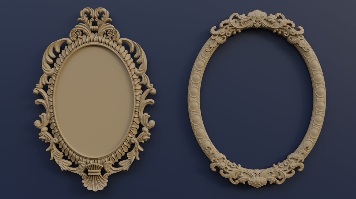 15 STL Frames File Collection for CNC Machine | Blender 3dsmax 3D ...