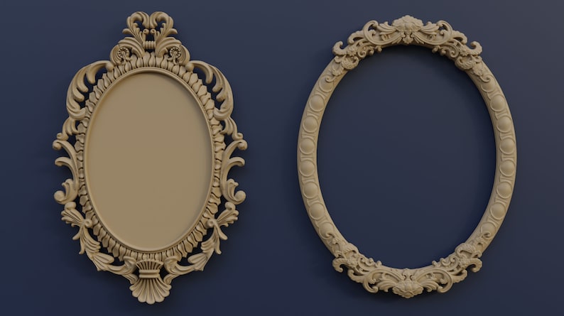 15 STL Frames File Collection for CNC Machine | Blender 3dsmax 3D ...