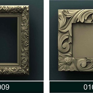 3D Artcam Relief and STL File for CNC Machine | Decorative Wall Frames ...