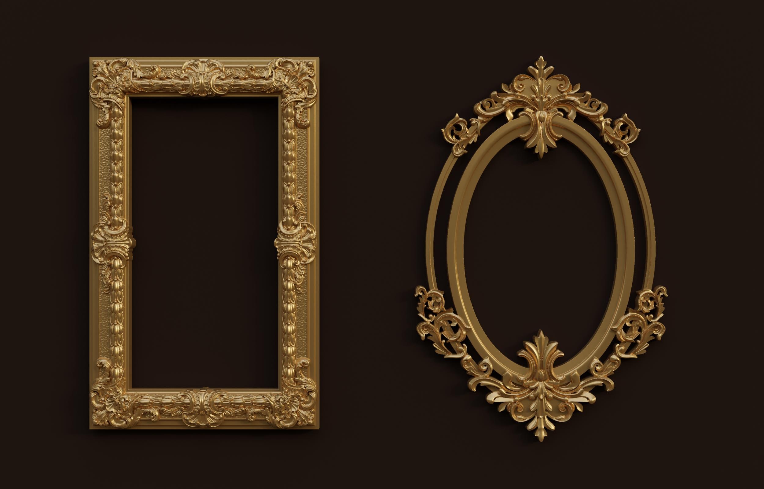 15 Frame STL Designs: CNC Mirror & Photo Frames (digital Download) - Etsy