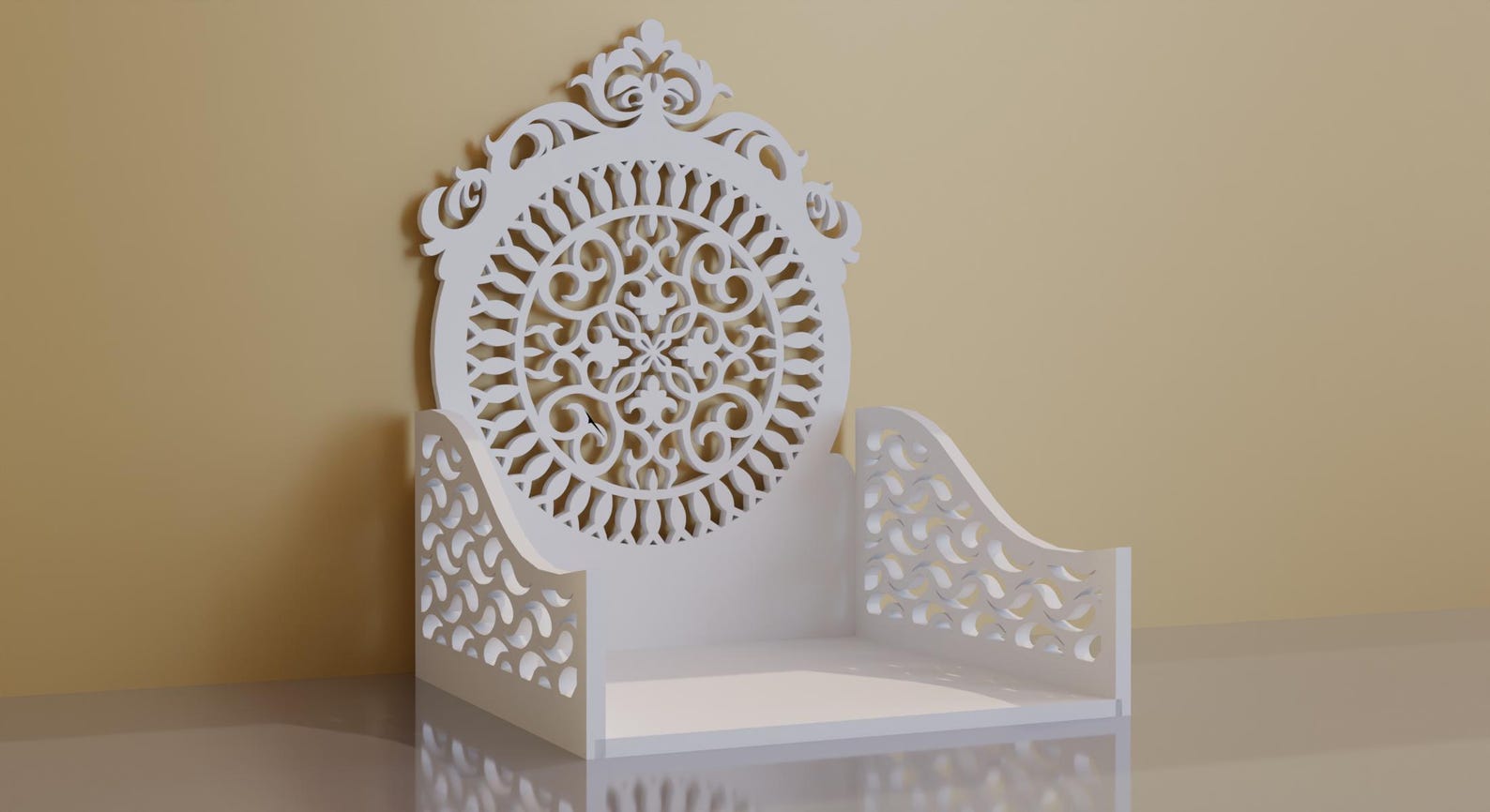 Mandir Jali Design | Temple Design Cutting Pooja Room Jali | CNC Laser ...