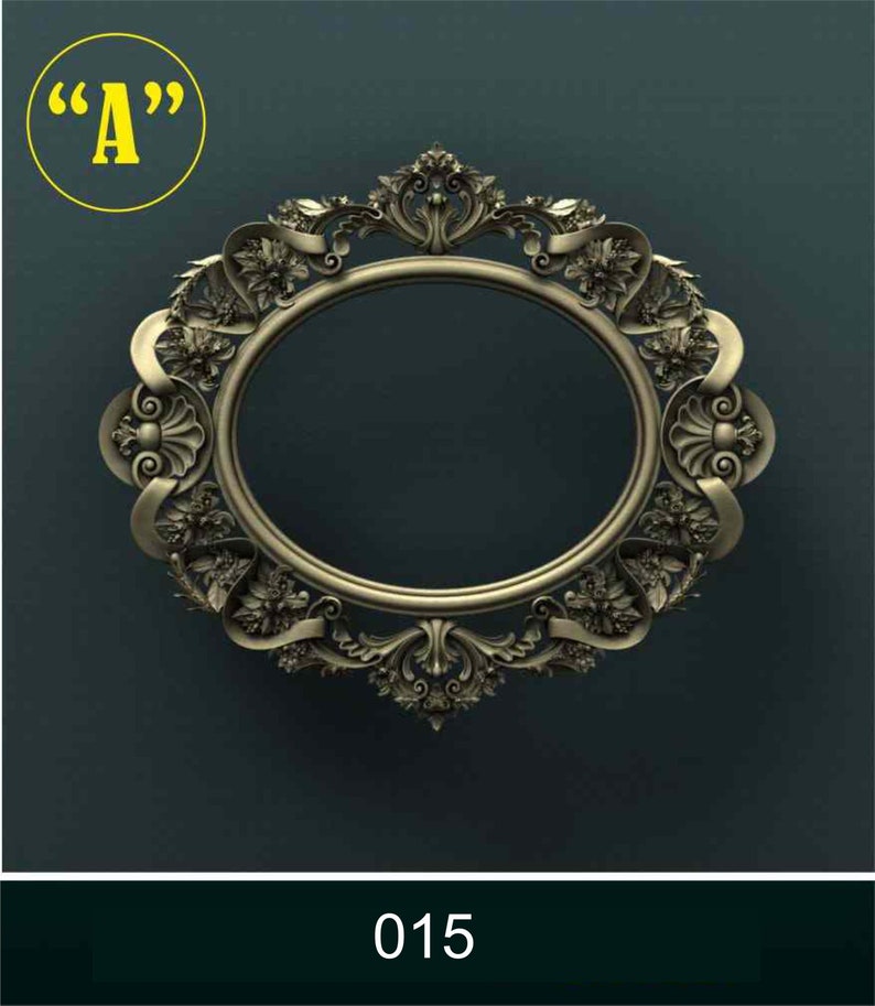 3D Artcam Relief and STL File for CNC Machine | Decorative Wall Frames ...