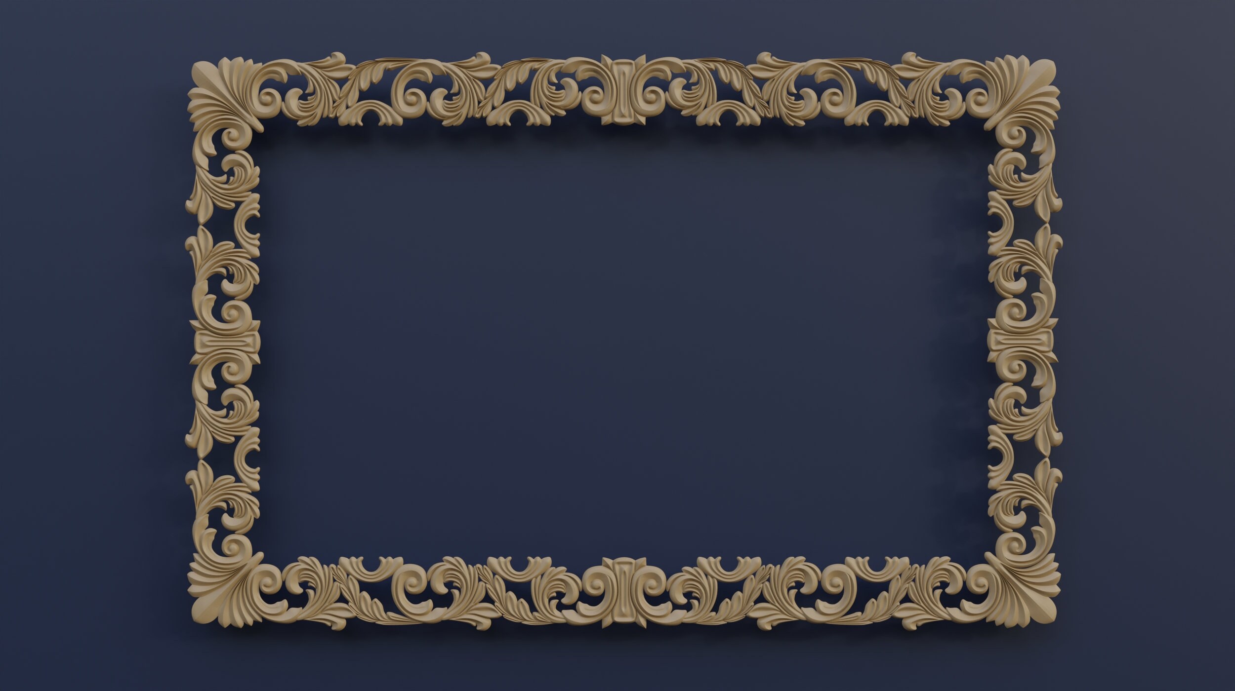 15 STL Frames File Collection for CNC Machine | Blender 3dsmax 3D Printing Decorative Wall ...