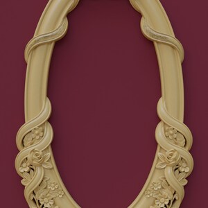 3d Frames STL File Collection for CNC Machine & Architectural Modeling Decorative Wall Mirror ...