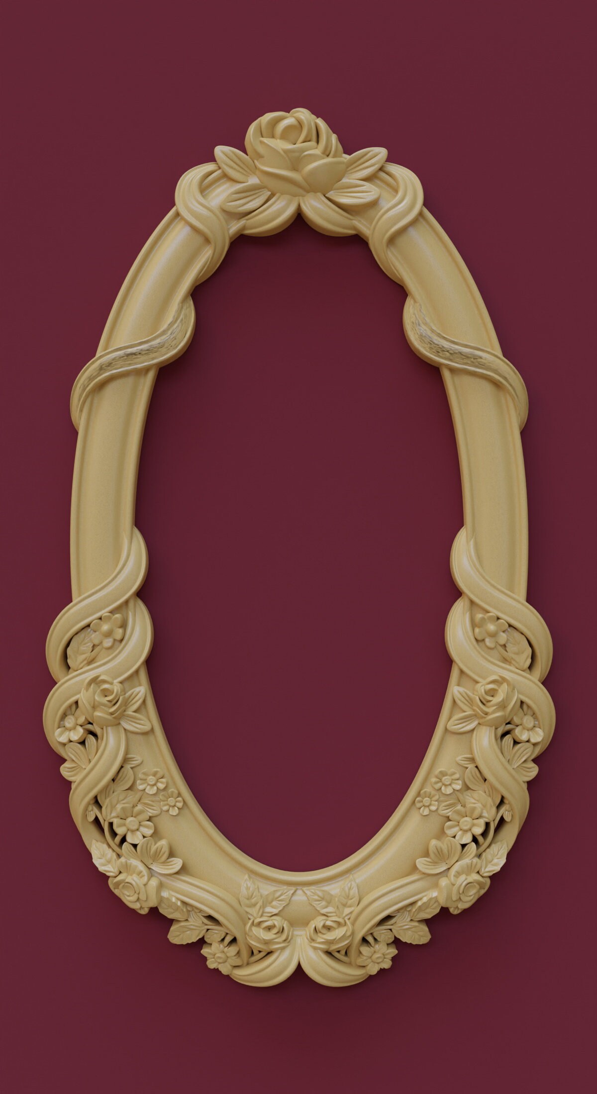3d Frames STL File Collection for CNC Machine & Architectural Modeling Decorative Wall Mirror ...
