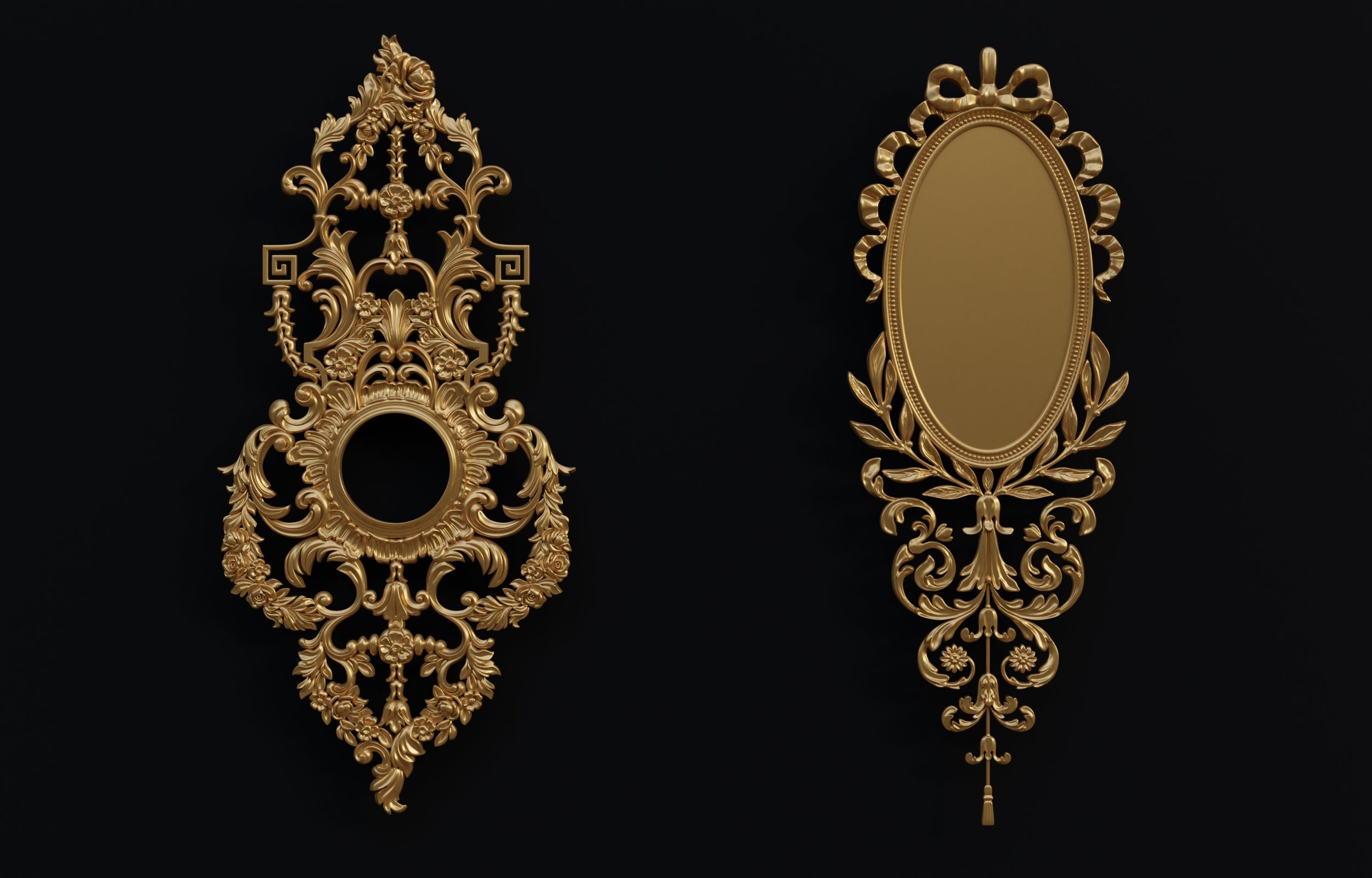 15 Ready to Use STL Files of Mirror and Photo Frames for CNC Machining ...