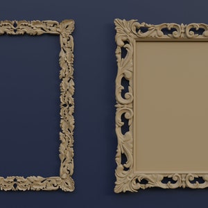 15 STL Frames File Collection for CNC Machine | Blender 3dsmax 3D ...