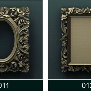 3D Artcam Relief and STL File for CNC Machine | Decorative Wall Frames ...