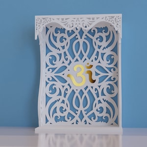 CNC Laser Cut Mandir Design: Prayer Room Temple DXF File (digital ...