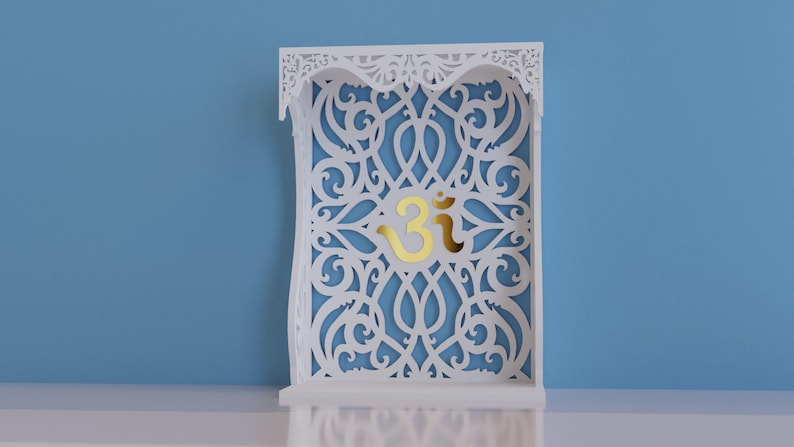 Buy CNC Laser Cut Mandir Design: Prayer Room Temple DXF File (digital ...