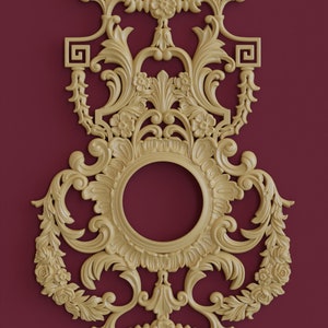 3d Frames STL File Collection for CNC Machine & Architectural Modeling Decorative Wall Mirror ...