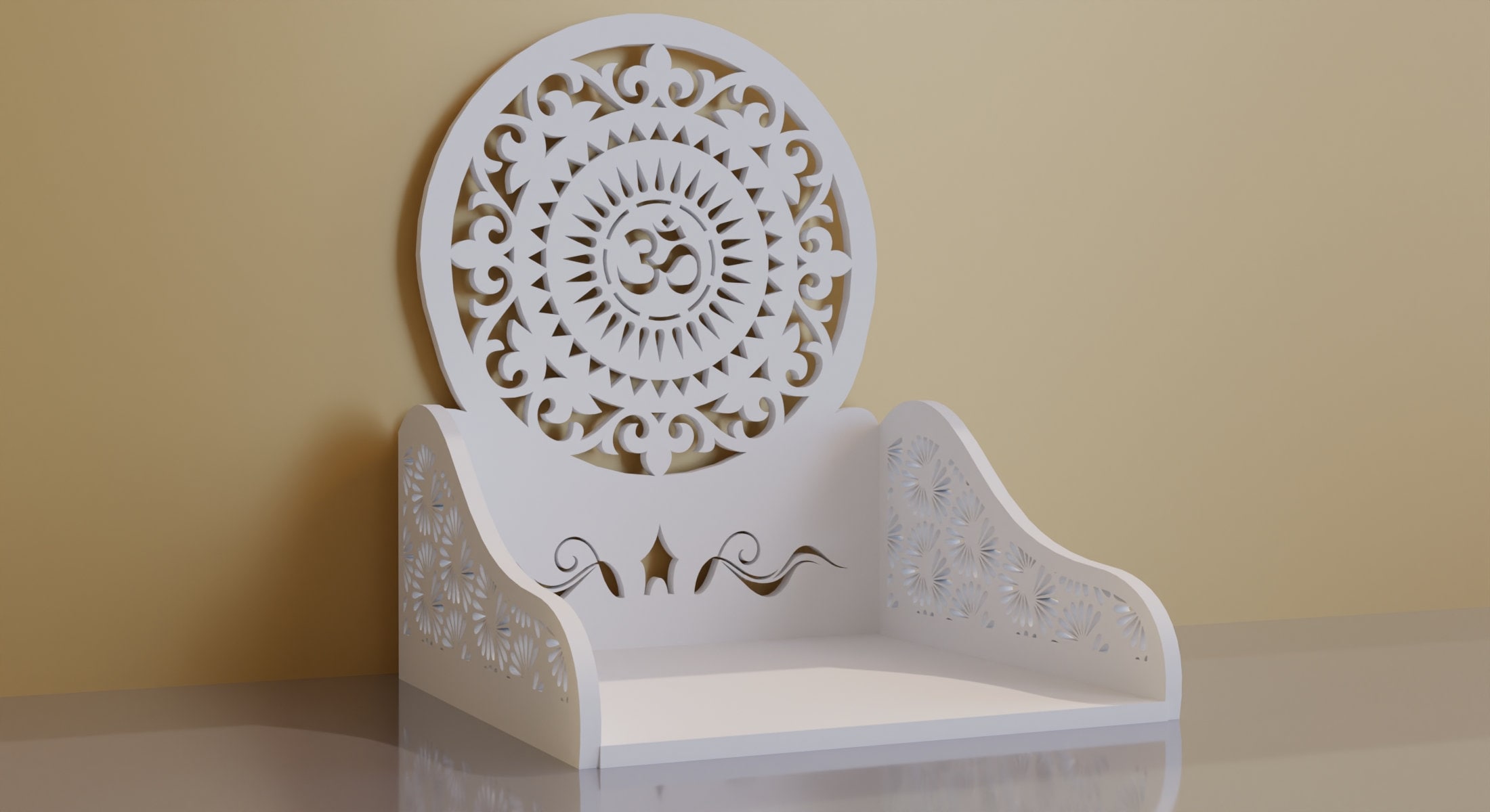 Collection of 10 Decorative Mandir Design Templates DXF and EPS and Ai ...