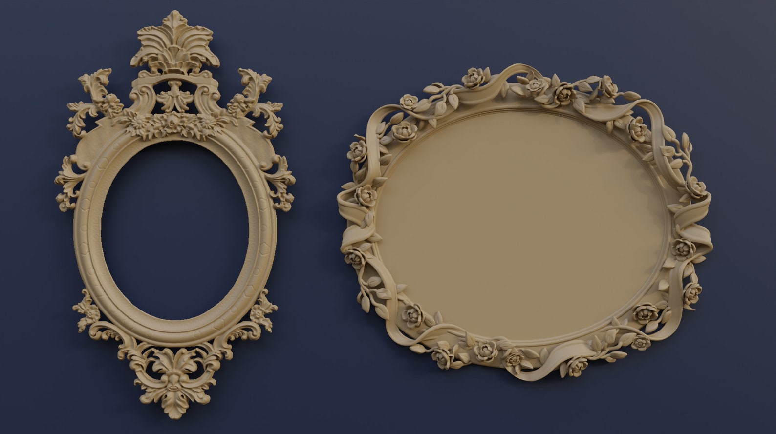 15 STL Frames File Collection for CNC Machine | Blender 3dsmax 3D ...