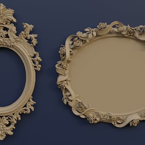 15 STL Frames File Collection for CNC Machine | Blender 3dsmax 3D ...