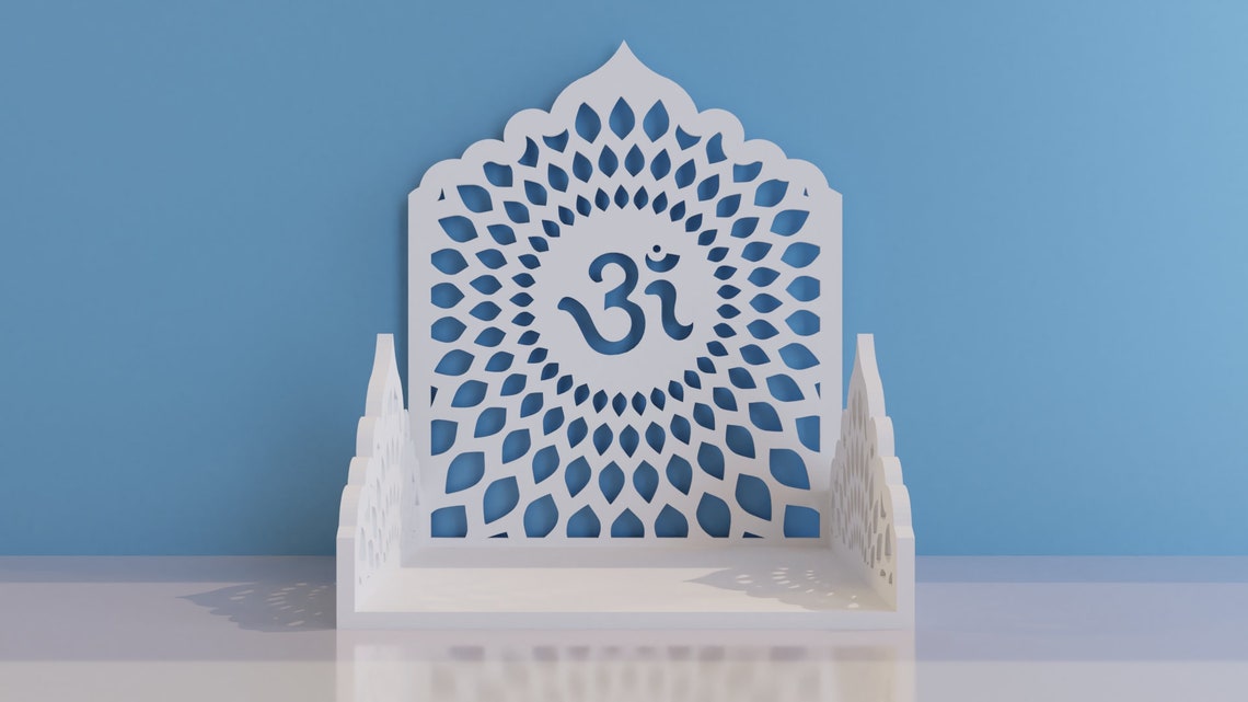 Buy CNC Laser Cut Mandir Design: Prayer Room Decor (digital Download ...