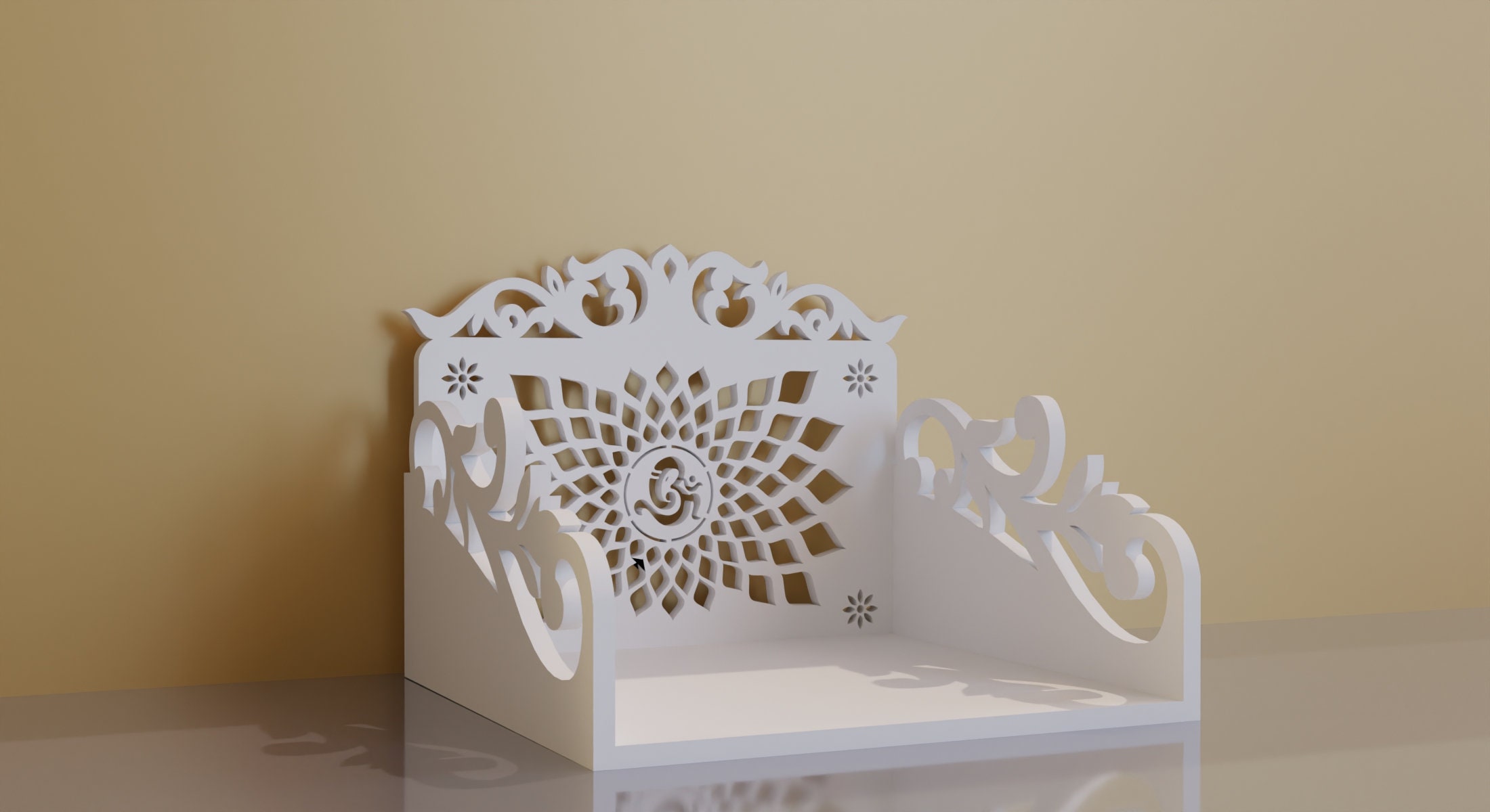 Collection of 10 Decorative Mandir Design Templates DXF and EPS and Ai ...