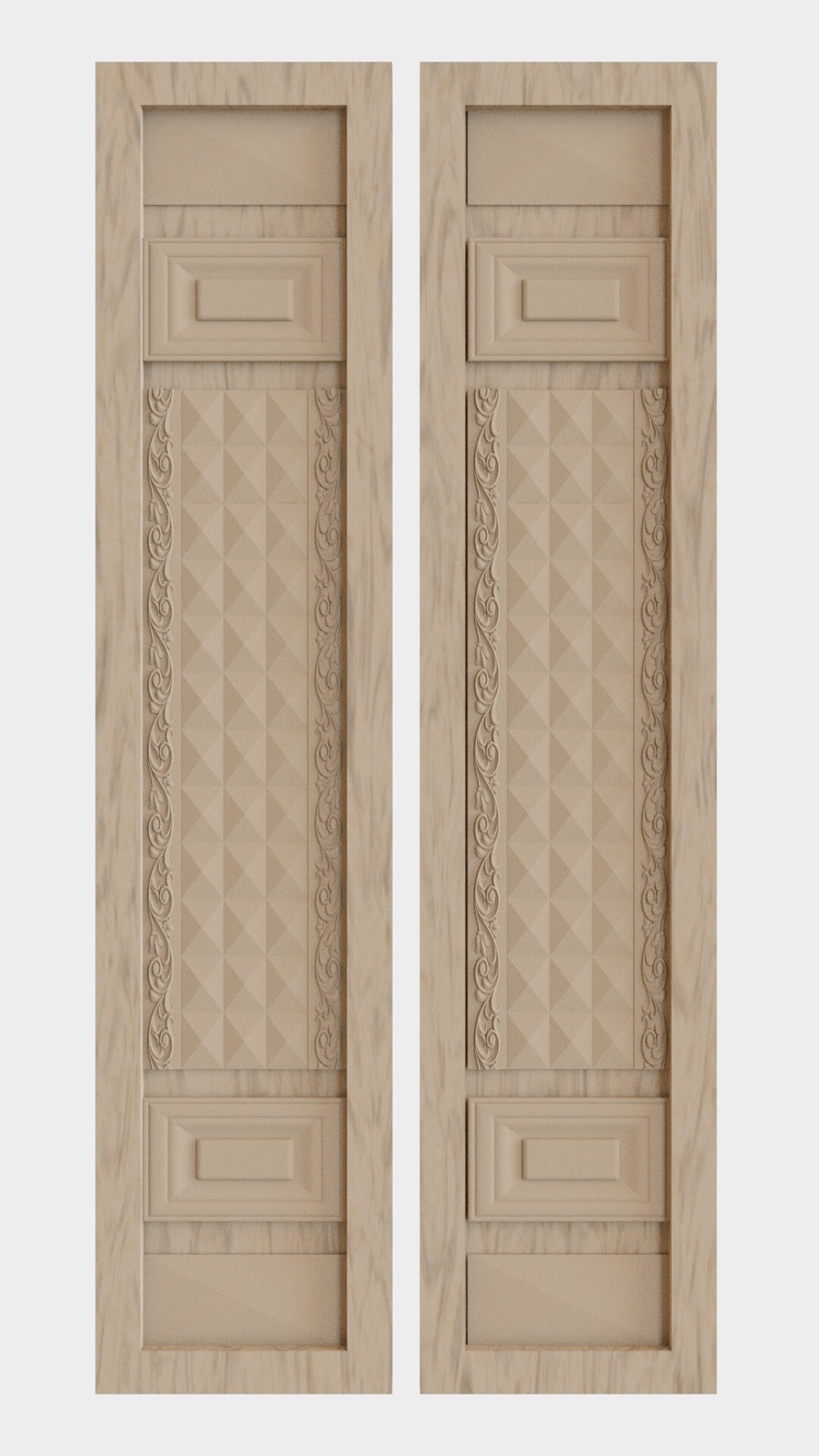 50 Fancy Door Designs: CNC Ready 3D STL Collection (digital Download ...