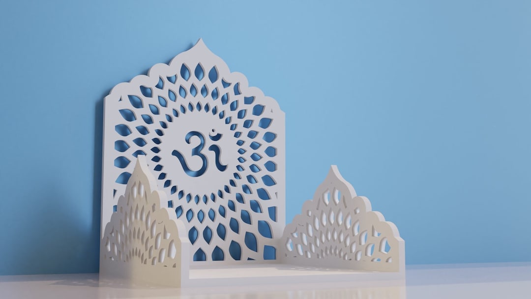 Buy CNC Laser Cut Mandir Design: Prayer Room Decor (digital Download ...