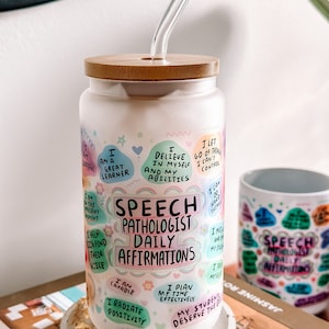Speech Language Pathologist Gift SLP Tumbler Gifts Speech Therapy Cup ...