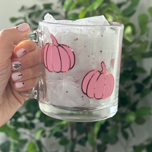Pink Glass Pumpkin - Etsy