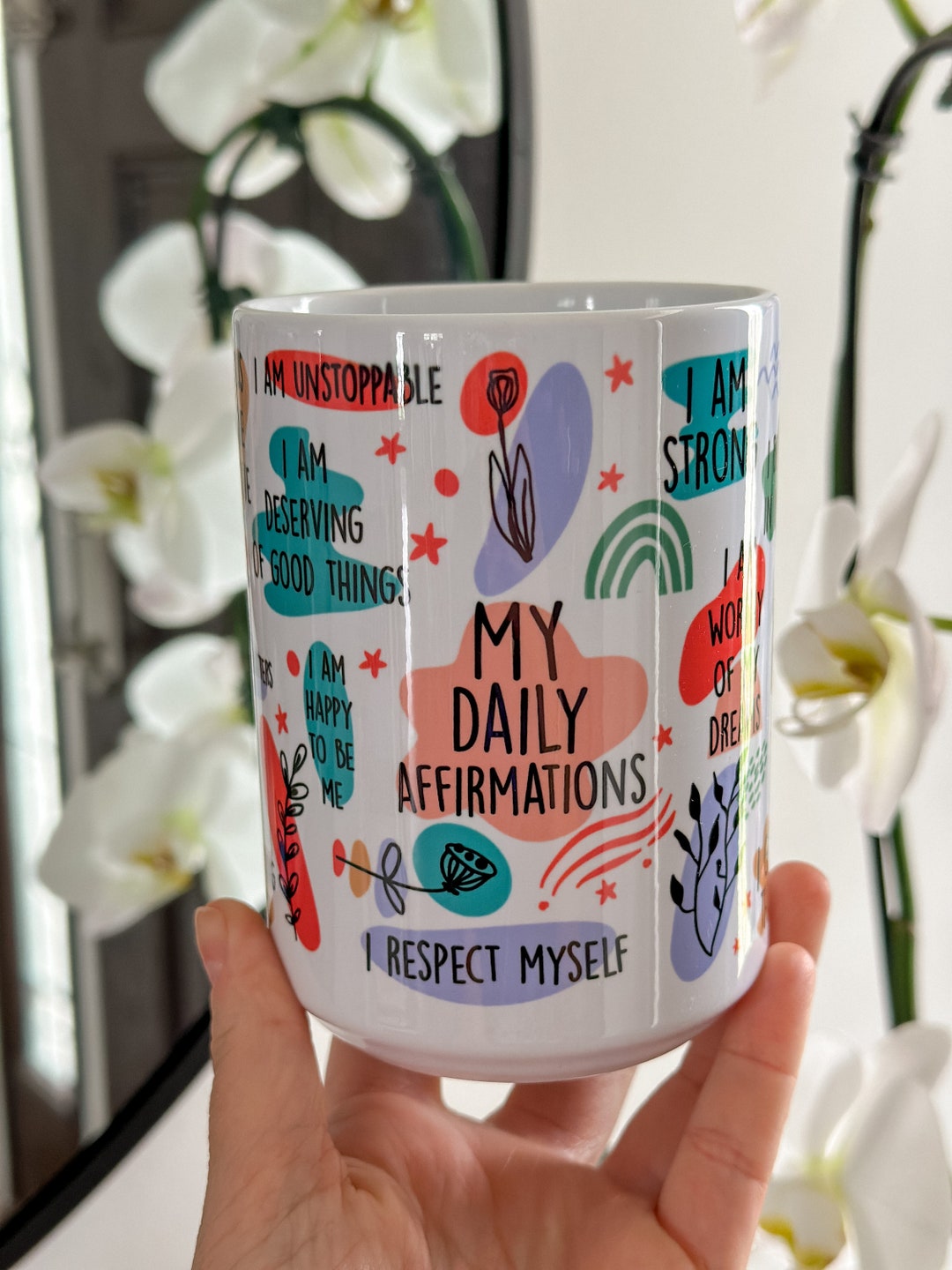 Daily Affirmations Coffee Mug for Office Positive Affirmation for Best ...