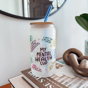 My Mental Health Cup,mental Health Tumbler ,daily Affirmations Cup ...