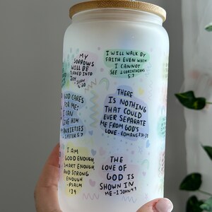 Bible Affirmation Tumbler My Daily Bible Affirmations Religious Tumbler ...