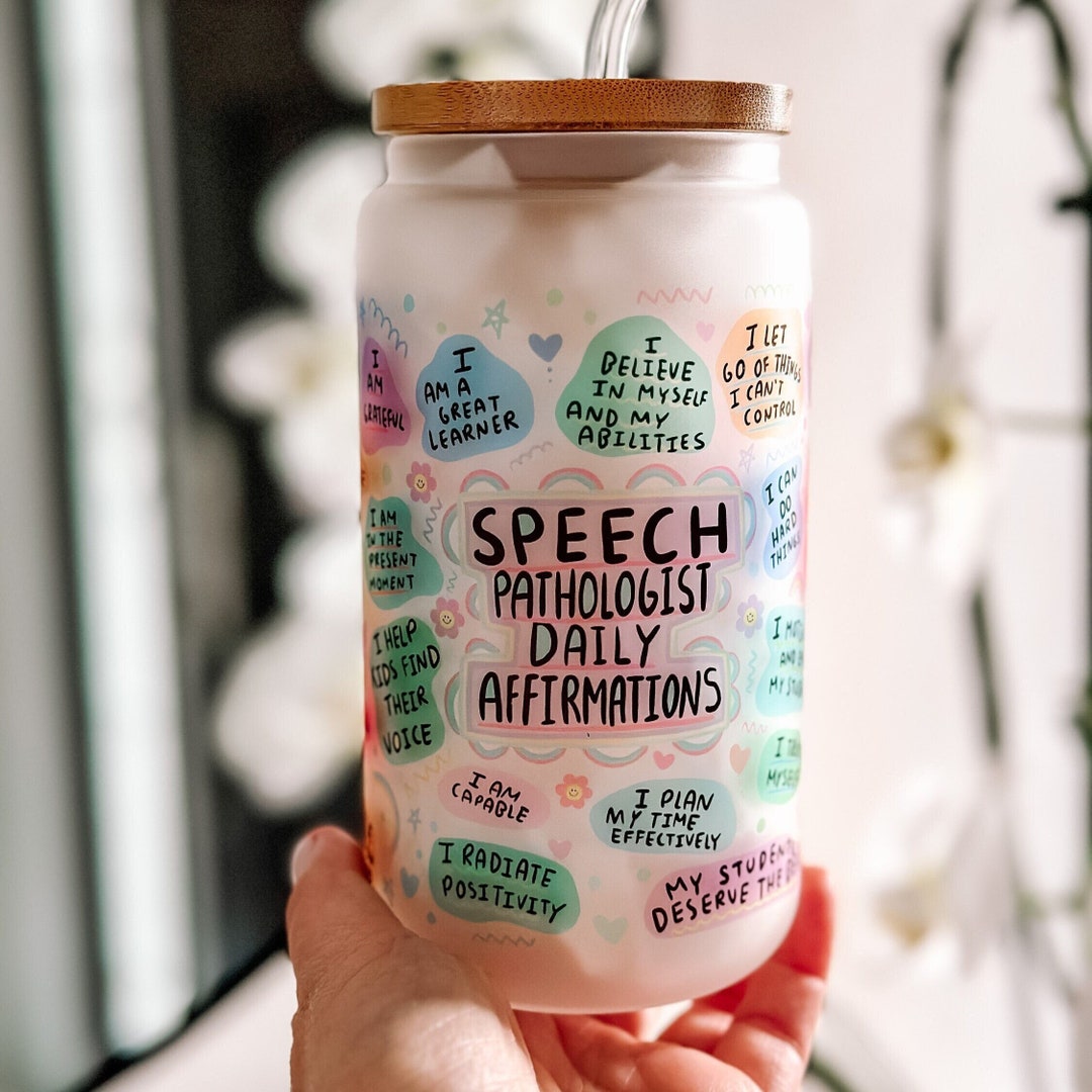 Speech Language Pathologist Gift SLP Tumbler Gifts Speech Therapy Cup ...