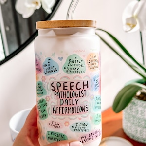 Speech Language Pathologist Gift SLP Tumbler Gifts Speech Therapy Cup ...