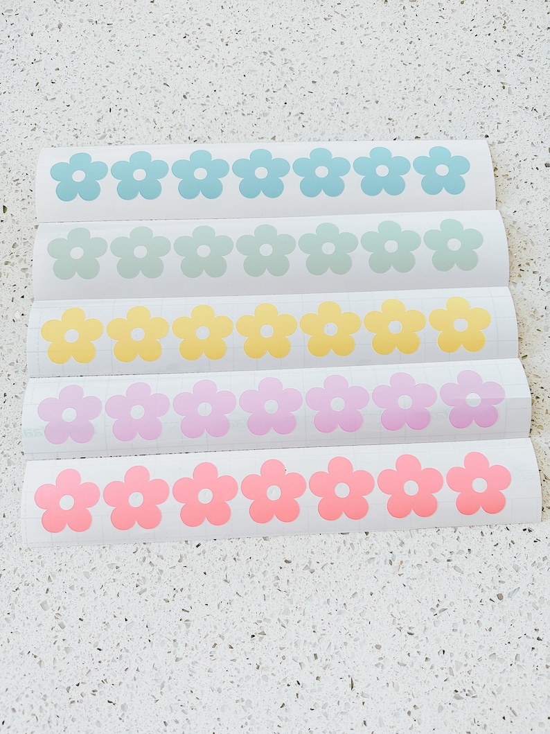 Retro Flower Decal, Retro Flower Car Decal, Daisy, Daisy Flower Water ...