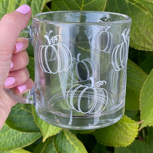 Glass Coffee Mug - Etsy