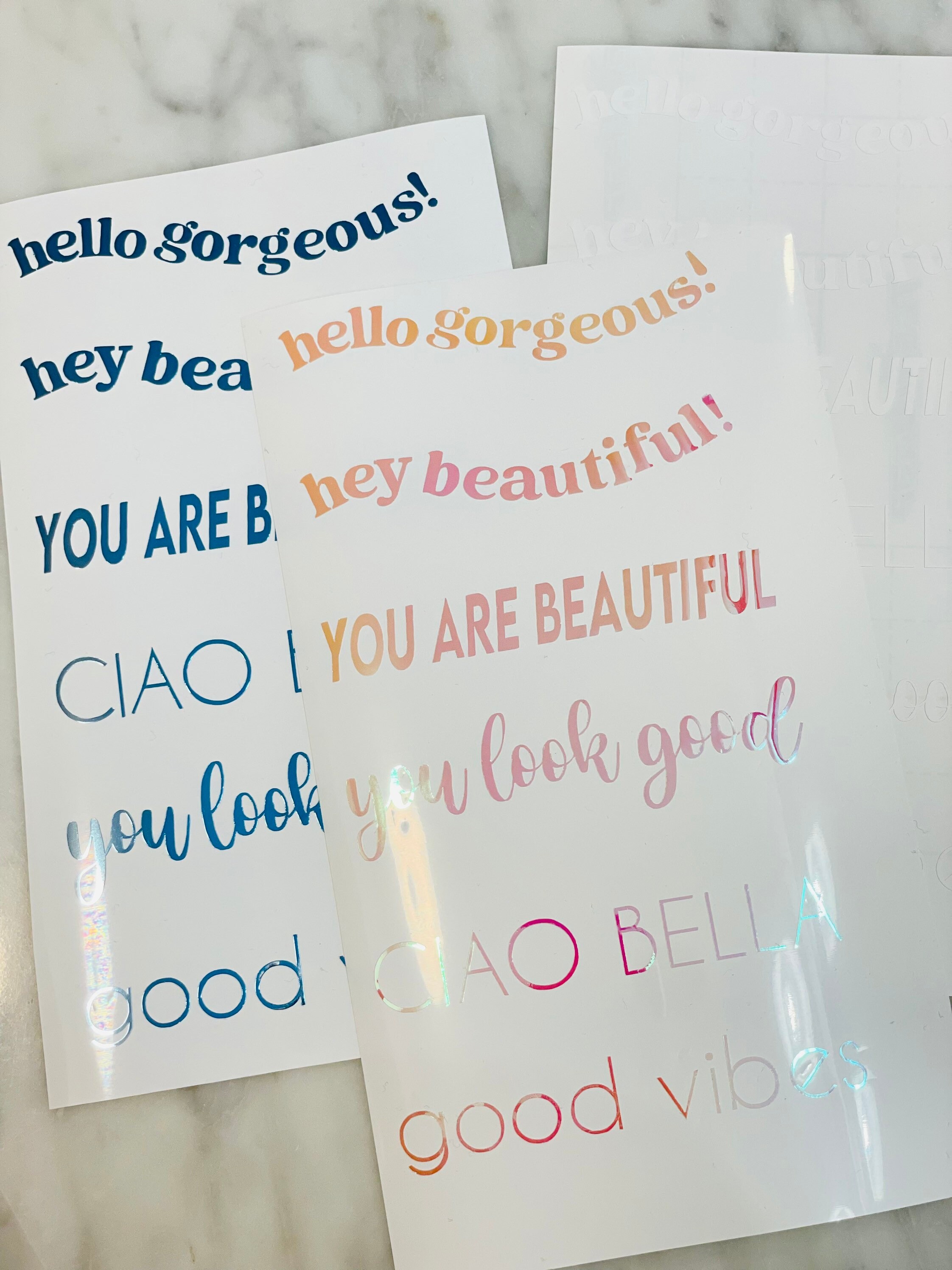 Car Mirror Decal You Look Good Car Mirror Sticker Rear View - Etsy