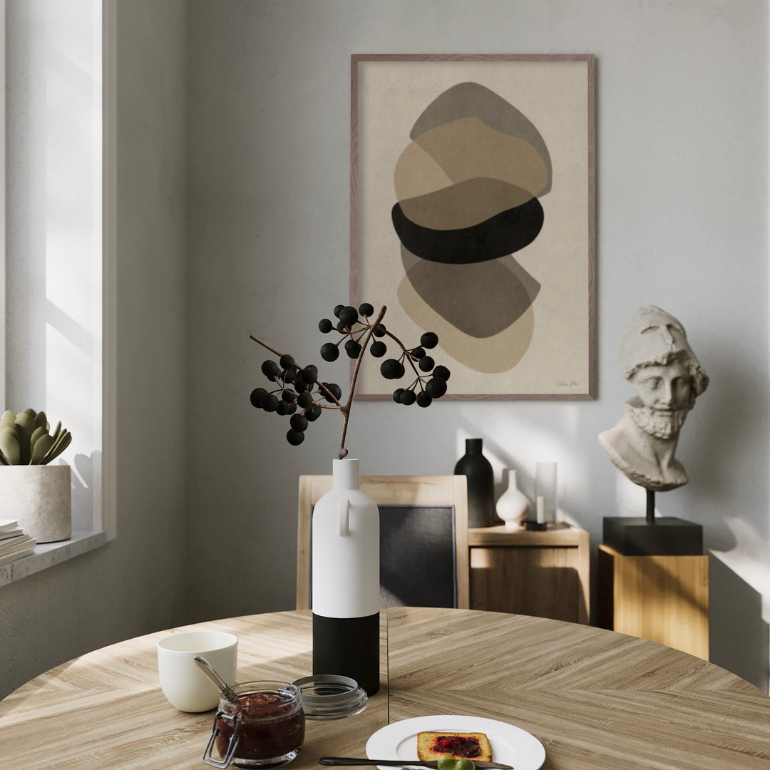 Unfolded No.10 Framed Modern Art Print, Minimal Art Print, Abstract Art ...