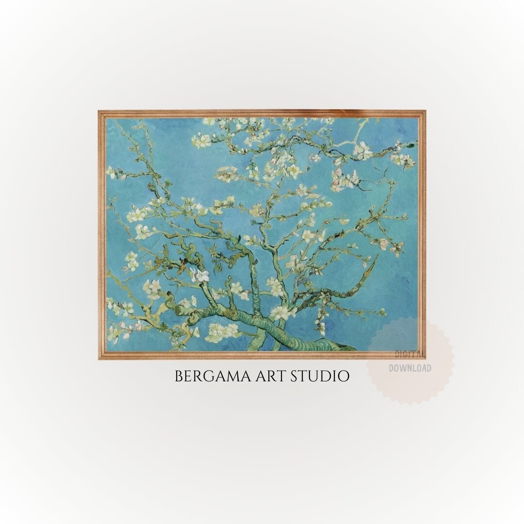 Vincent Van Gogh Almond Blossom, Impressionist Flower Painting ...
