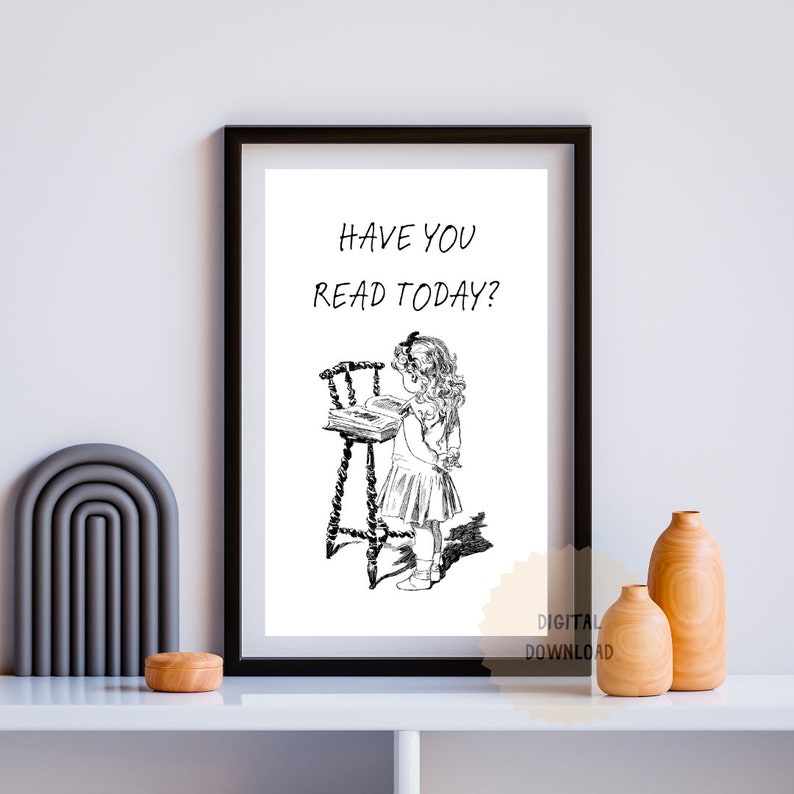 Reading Poster, Have You Read Today Print, Classroom Wall Decor ...