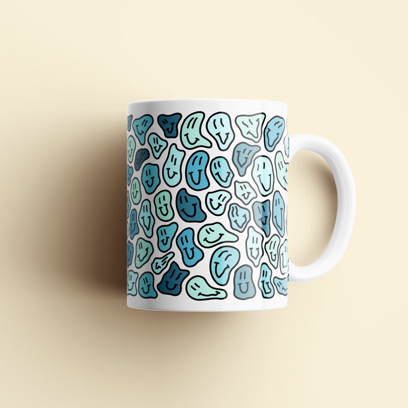 Happy Face Mug - Etsy