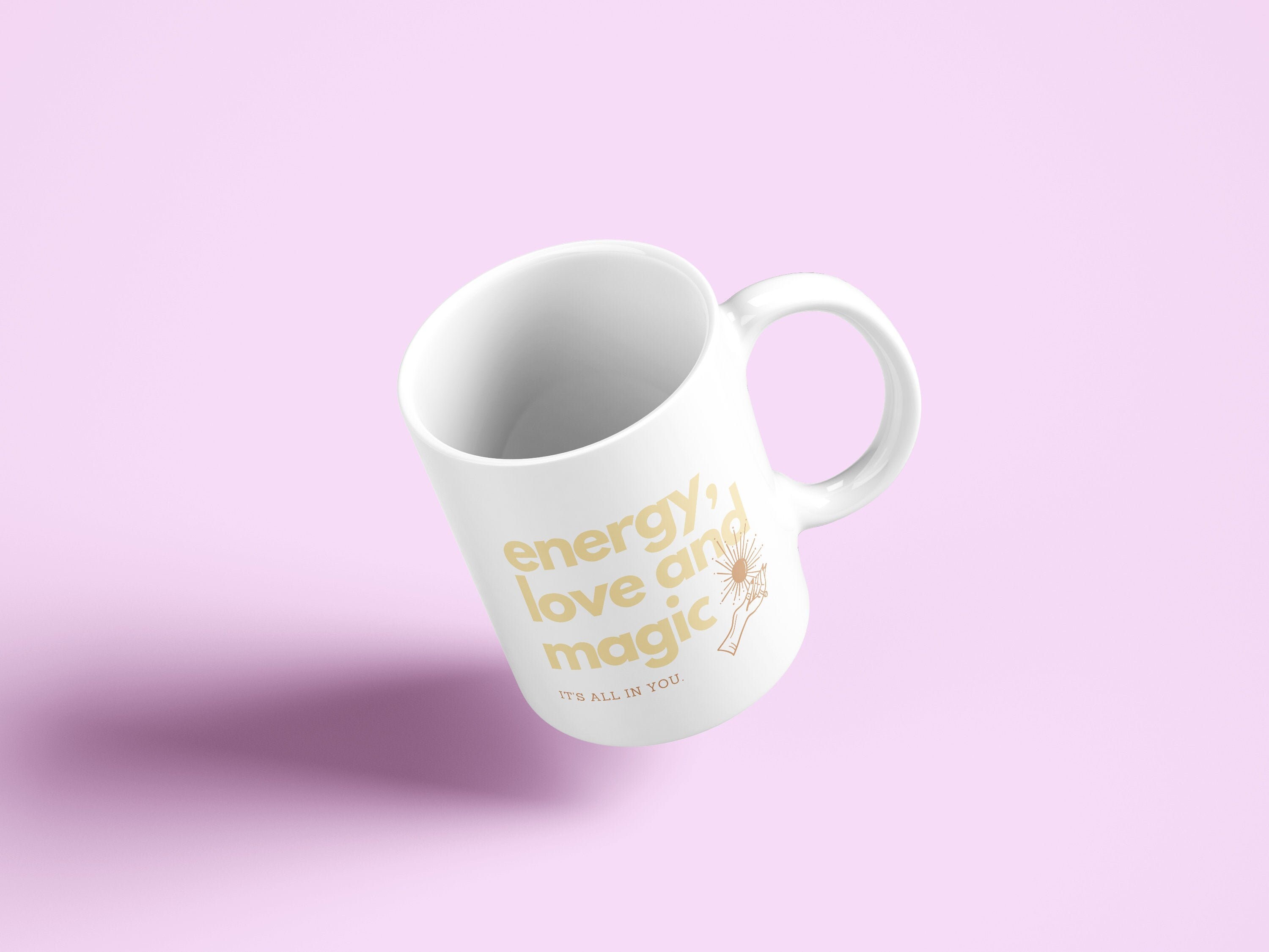 Energy Mug | Gift for Her, Motivational Mug, Self Care, Manifest ...
