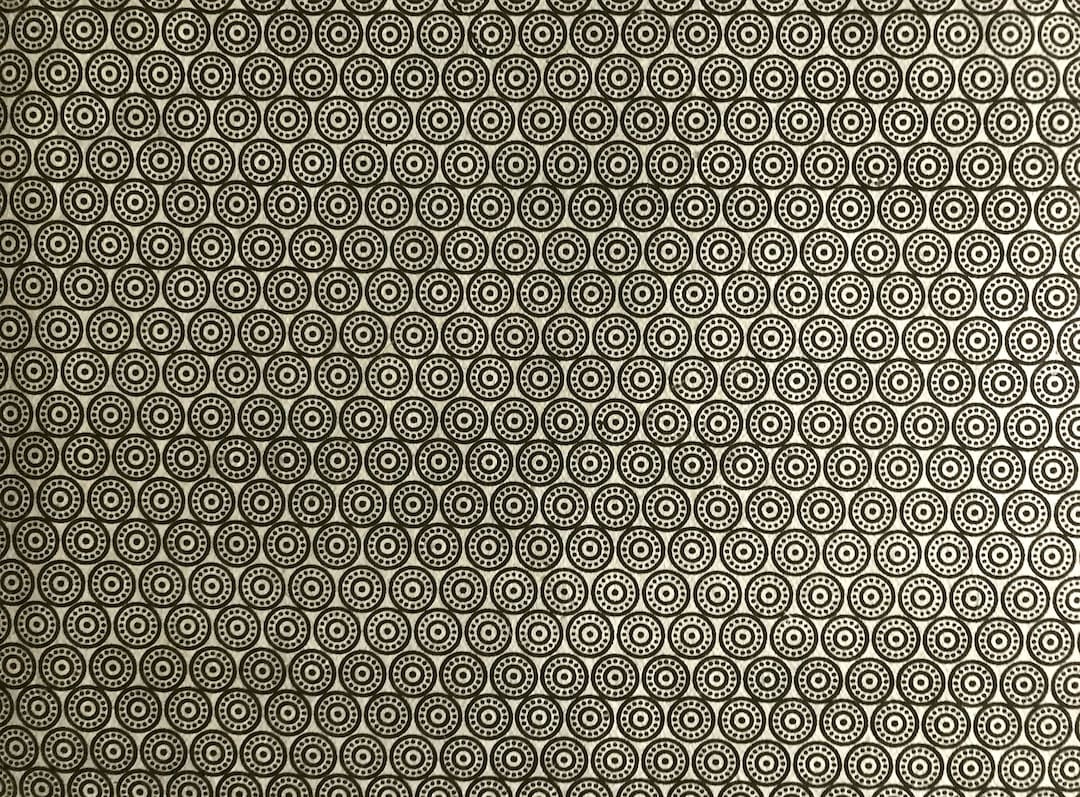 Nepali Lokta Paper | Pattern Paper • Circles • Dots • Black • Wrapping ...