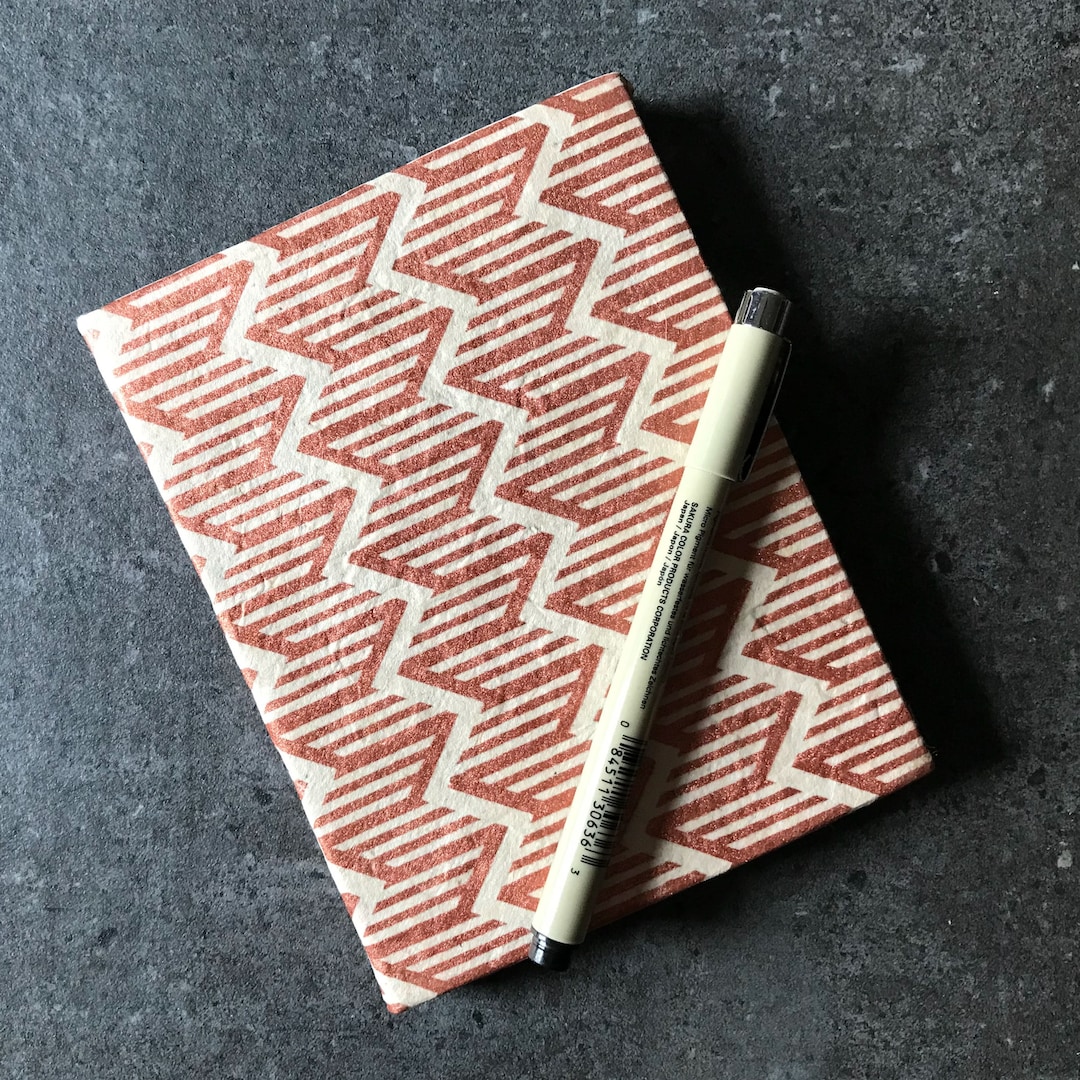 Journal Hardbound Lokta Paper Handmade in Nepal Bronze - Etsy