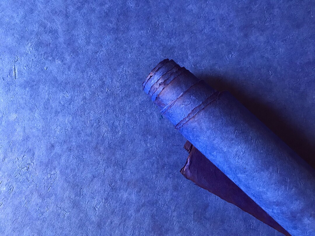 Nepali Lokta Paper | Blue • Full Sheet • Handmade [HC027] - Etsy