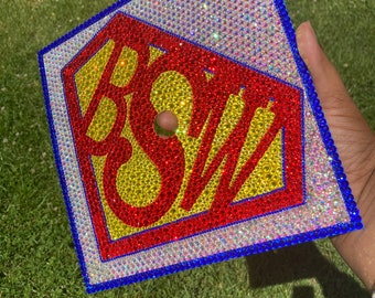 Custom Grad Cap, Graduation Cap, Custom Cap, Senior Graduation Cap ...