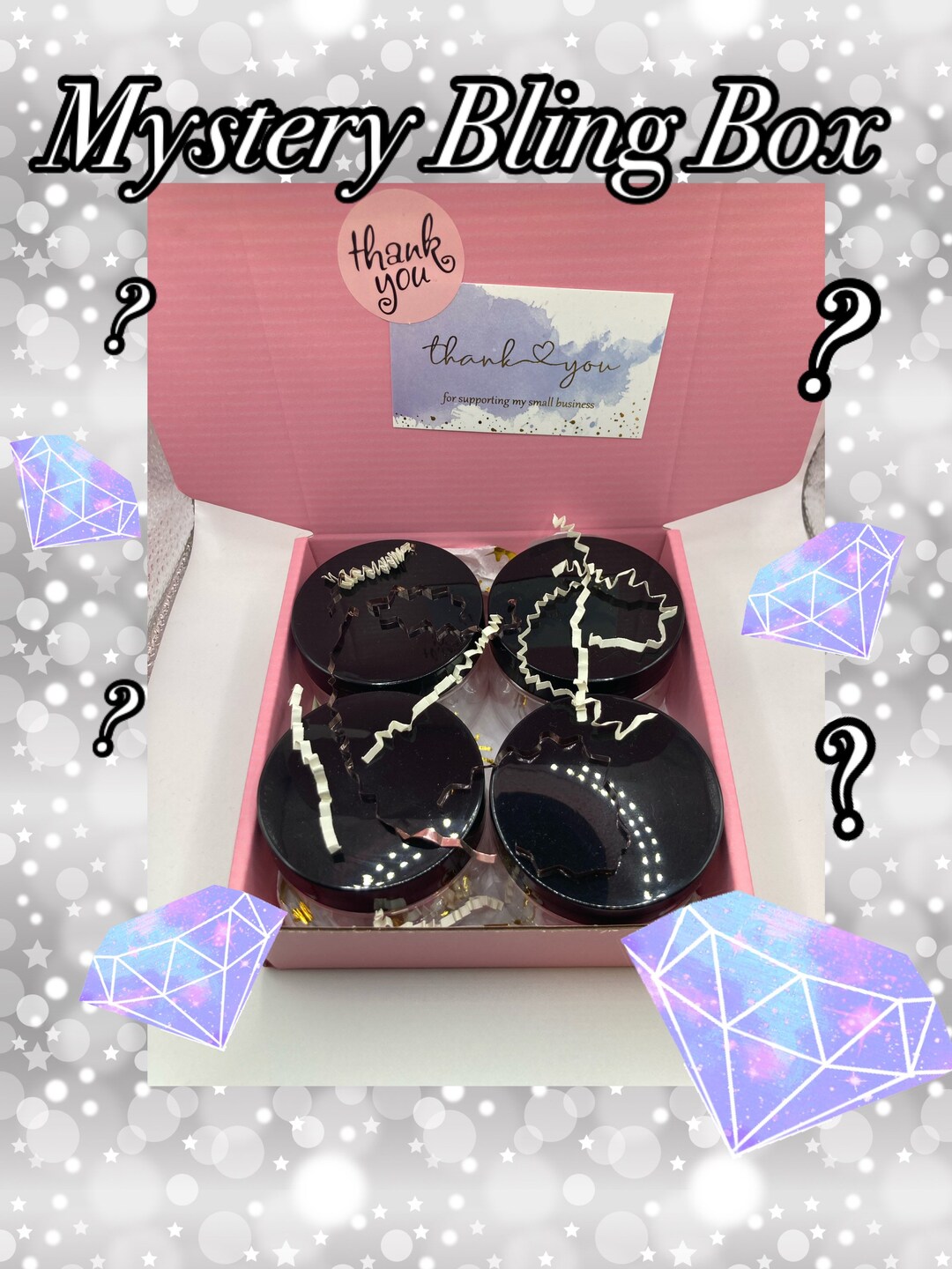 Mini Mystery Bling Box|5mm SS20| 4mm Ss16|3mm SS10| Resin & Jelly ...