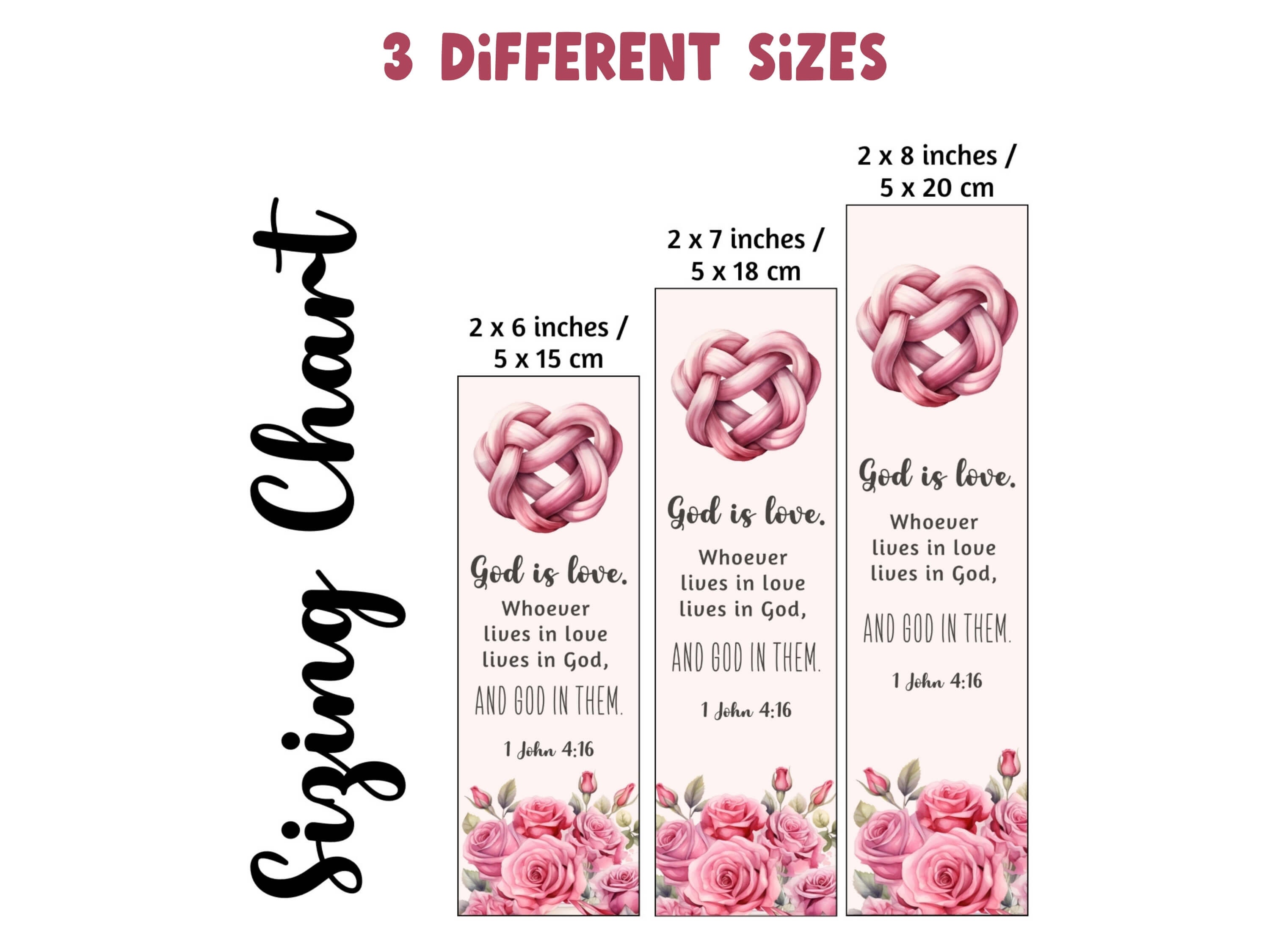 Bible Verse Bookmarks | Printable Love Bookmarks | Valentine Scripture ...