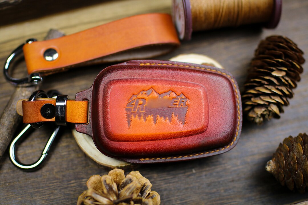 Leather Key Fob Cover For2026 2025 4runner Tundra Key Case 2024 Remote ...