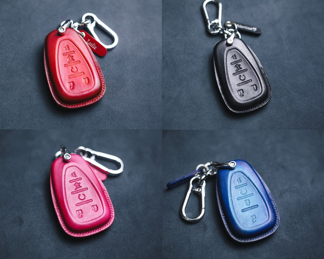 Leather Key Fob Cover Chevy Key Case Chevy Cruze Spark Camaro Equinox ...