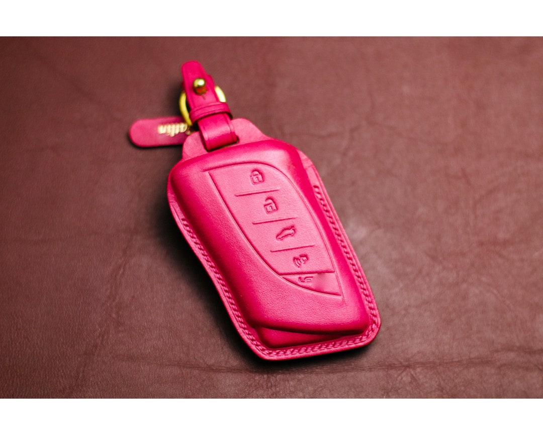 Leather Key Fob Cover for Rz450e Lexuss 2018-2021 Lexus Ls 500, Ls 500h ...